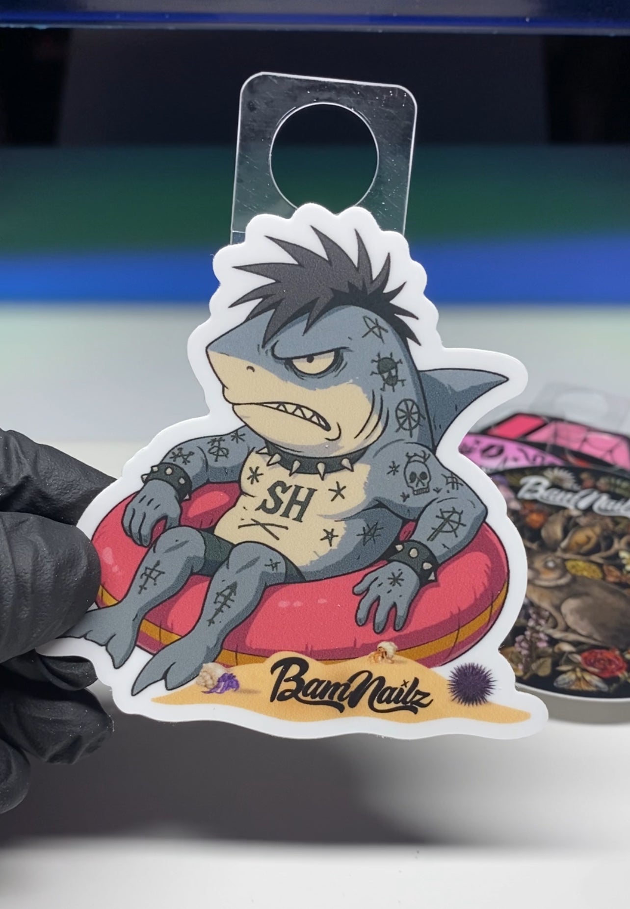 “SHARK” Waterproof Sticker – Bamnailz LLC